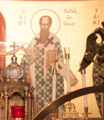 Basil of Caesarea in Holy Trinity – Holy Cross Greek Orthodox Cathedral ...